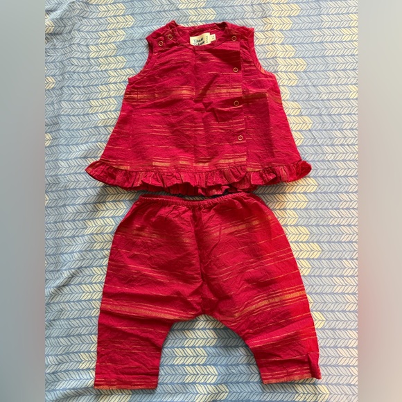 tiber taber | Matching Sets | Kids Pink Matching Set Indian Ethnic ...